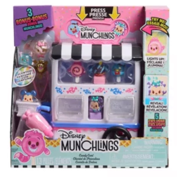 Disney | Toys | Disney Munchlings Candy Cart With Bonus Munchlings ...